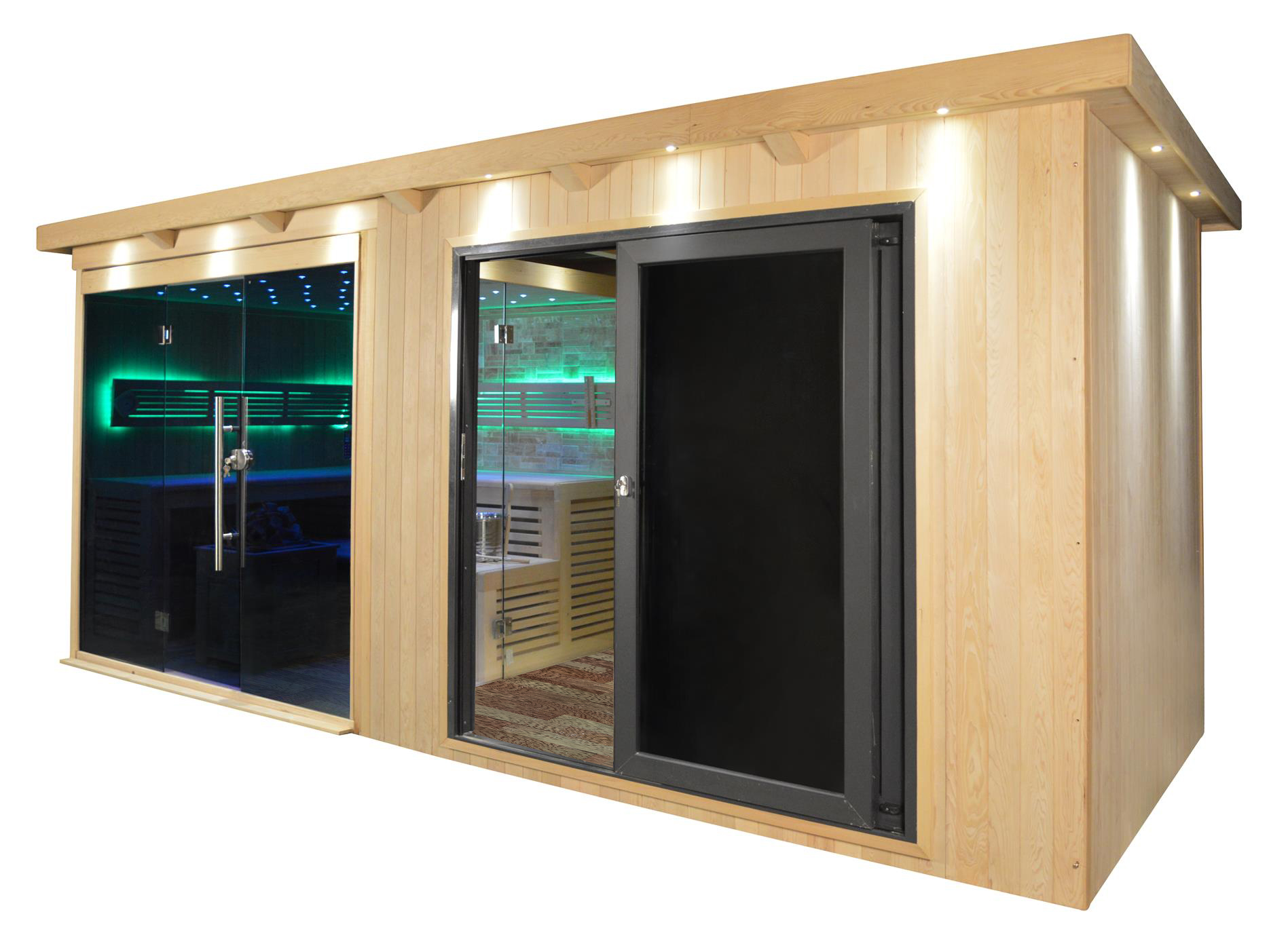 Gartensauna GS 4027 Bio-Kombiofen, 530x240cm | SPA Nirvana GmbH Gartensauna GS 4027 Bio-Kombiofen, 530x240cm | SPA Nirvana GmbH